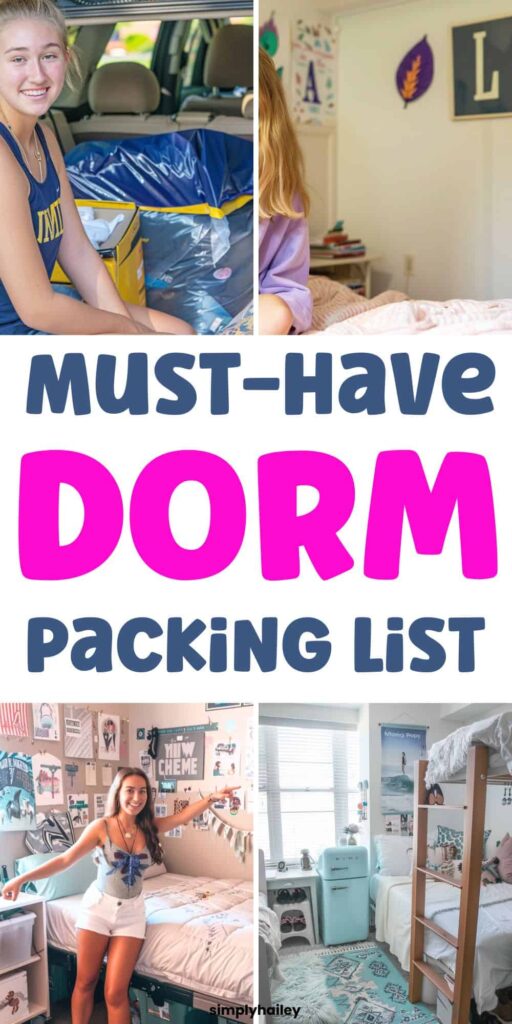 My Must-Have Dorm Packing List (You Need to Copy)