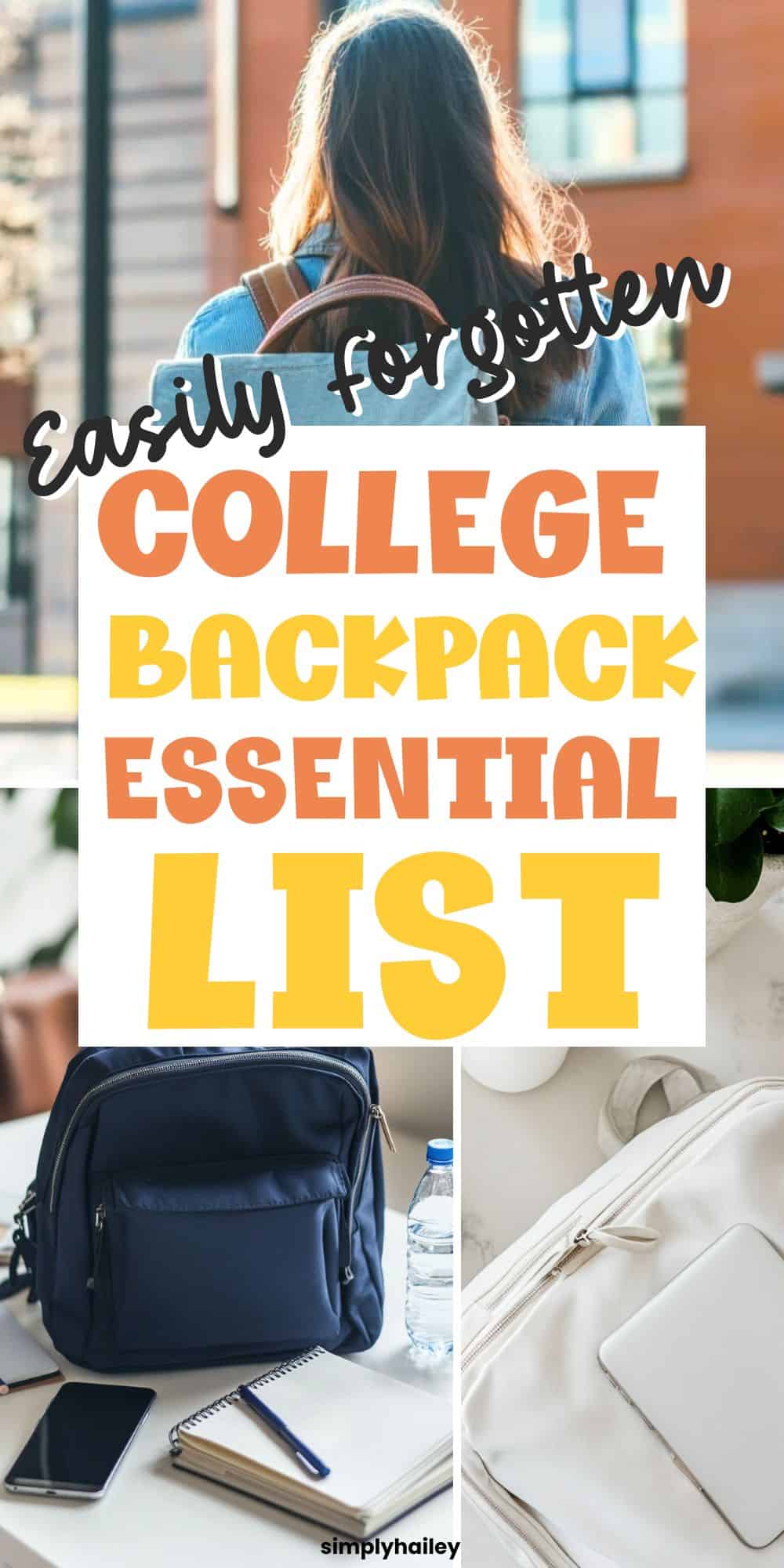 What's In My Backpack + College Backpack Essentials