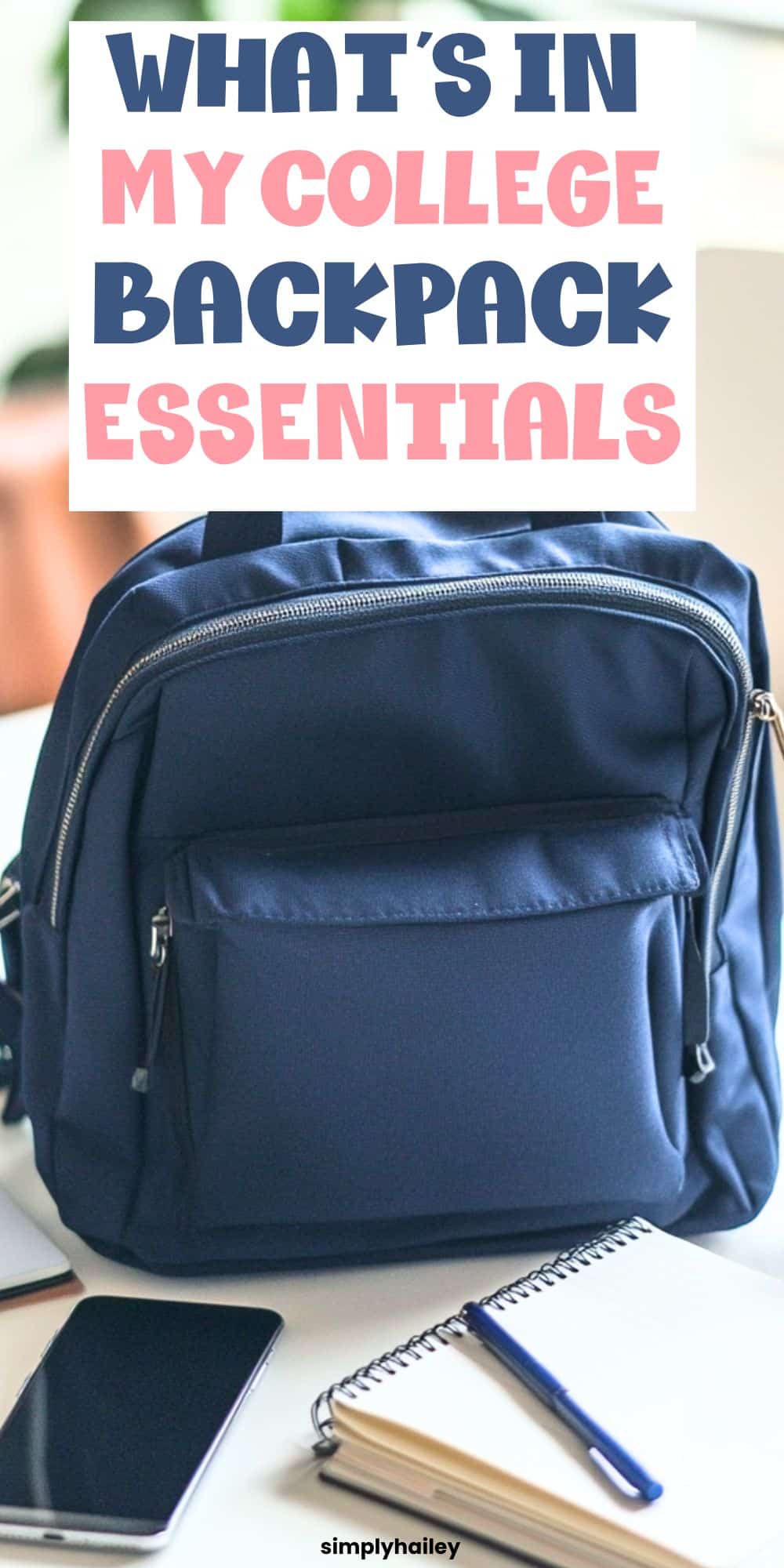 What's In My Backpack + College Backpack Essentials
