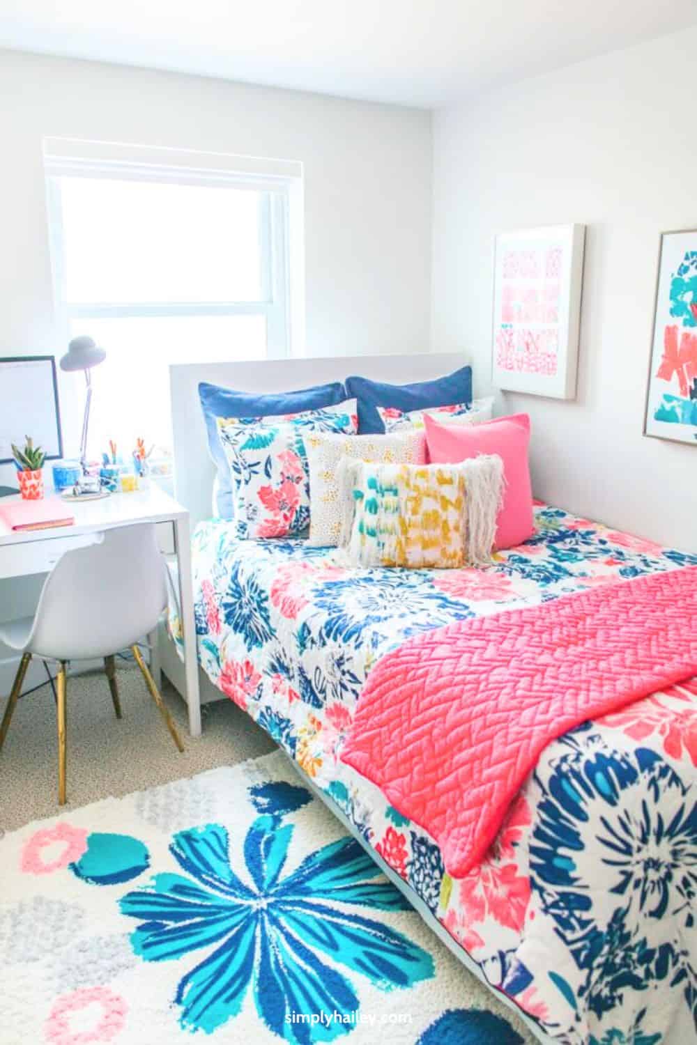 46 Stylish Dorm Bed Sheets & Bedding Ideas
